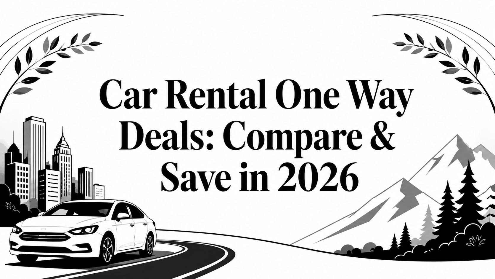 Car Rental One Way Deals: Compare & Save in 2026